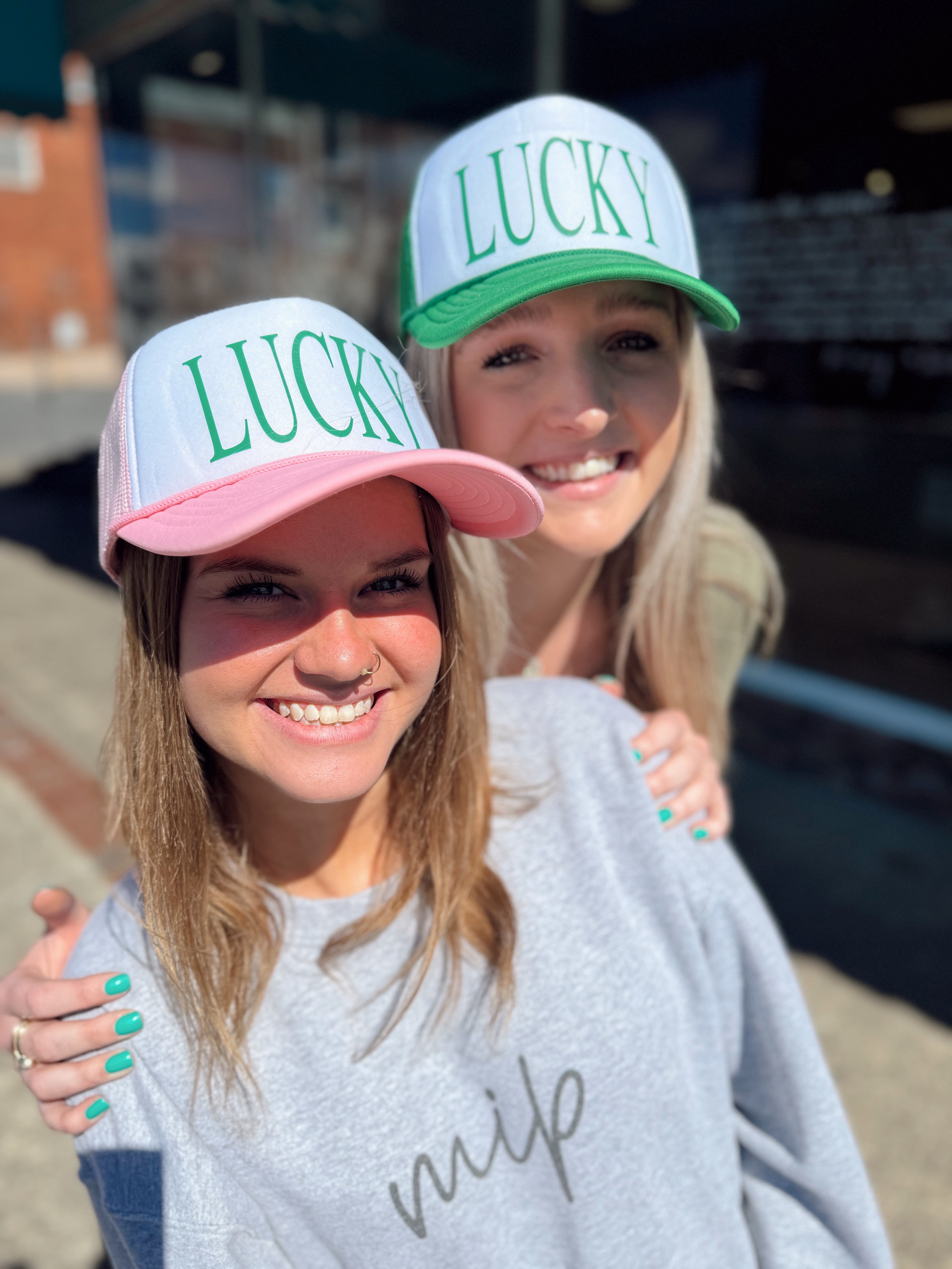 "Lucky" Trucker Hat – Make it Personal MM